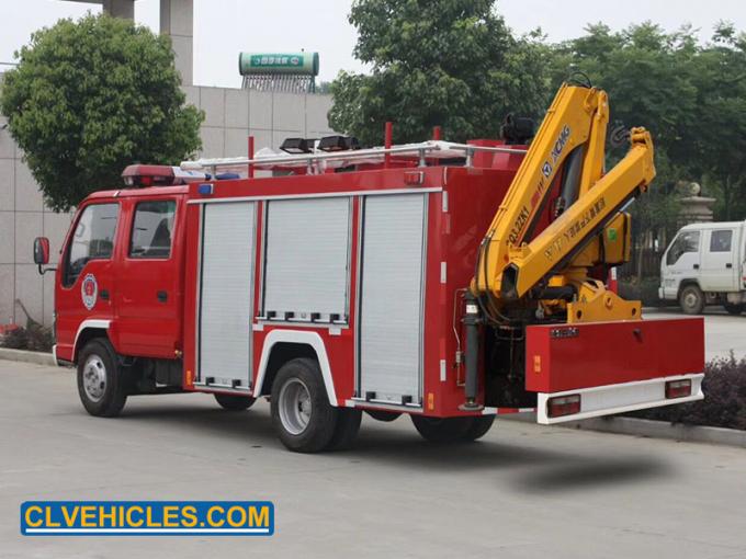 600P 130hp ISUZU Fire Fighting Emergency Rescue Truck Diesel Engine