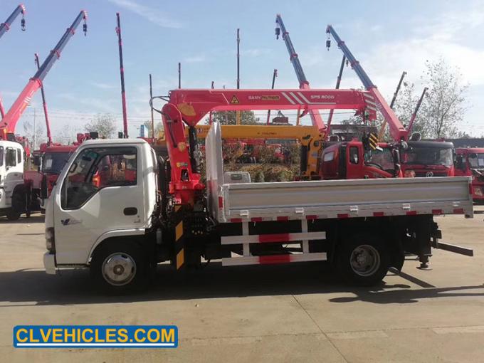 ISUZU N Series telescopic boom truck crane 169kw 130hp 3 ton