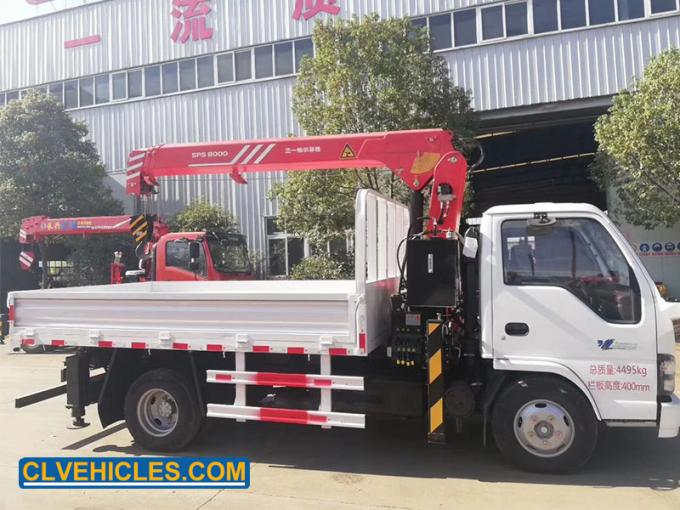 ISUZU N Series telescopic boom truck crane 169kw 130hp 3 ton