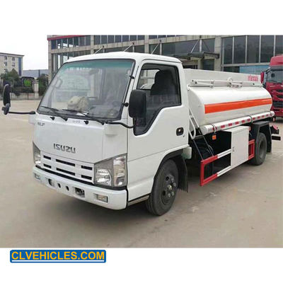 600P ISUZU Fuel Tanker Truck 130hp 5000 Liters Gasoline Tank Truck