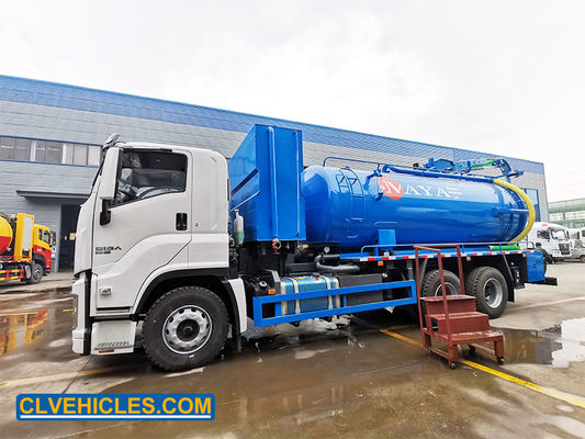 ISUZU GIGA Sewage Suction Vehicle 6x4 20CBM High Pressure Flushing