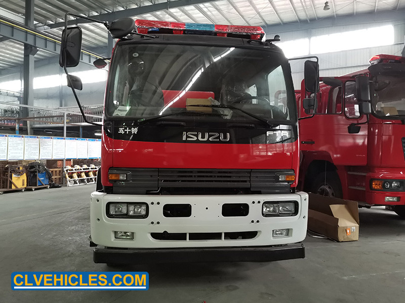 F Series 205hp ISUZU Fire Fighting Truck Fire Extinguisher Service ...