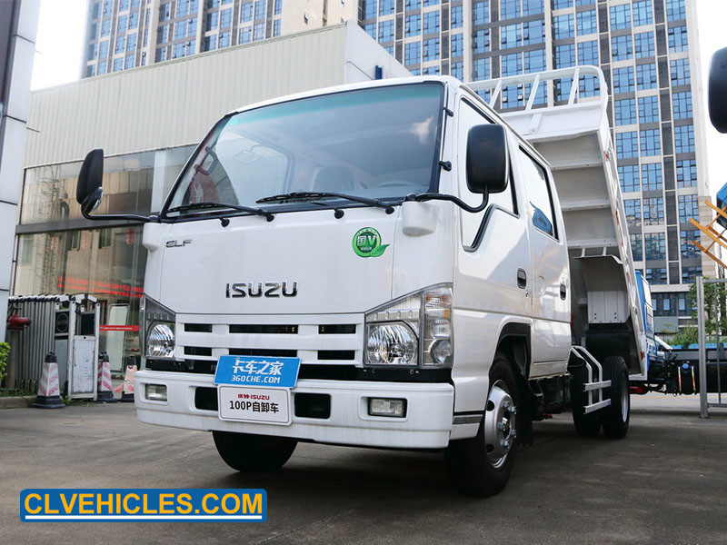 3 toneladas ISUZU NPR Hd camión de basura 8-10 pies de ancho con cabina ...