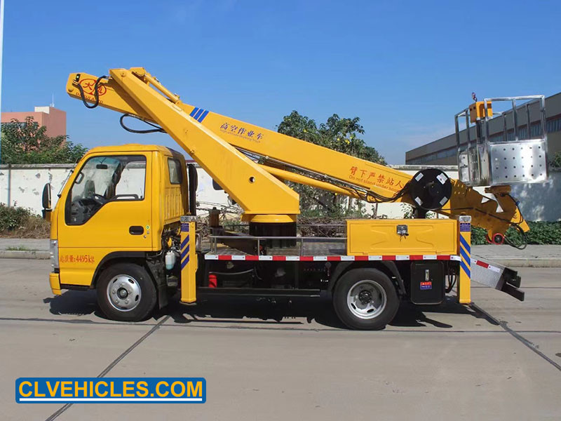 27m ISUZU Luftplattform LKW Teleskop Boom Man Lift mit 2-3 Klapparmen