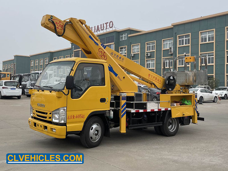 27m ISUZU Luftplattform LKW Teleskop Boom Man Lift mit 2-3 Klapparmen