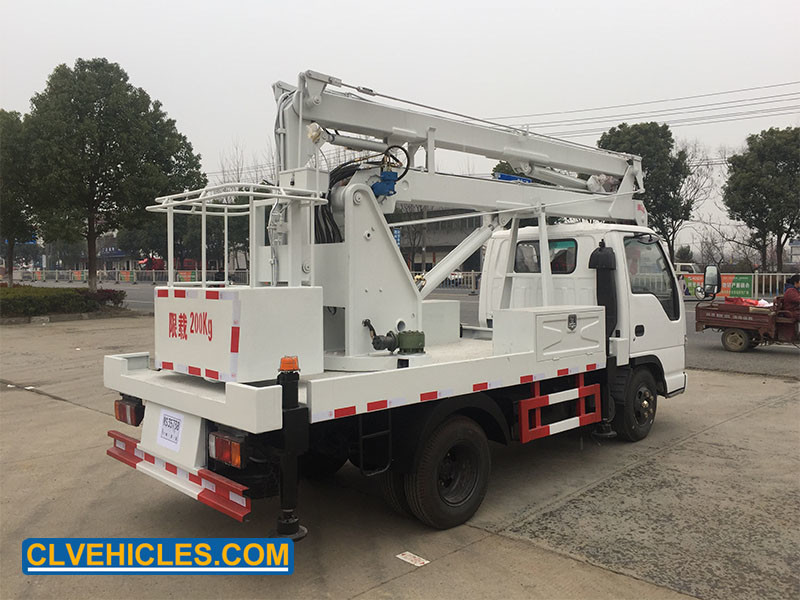 ISUZU 100P ELF High Lift Bucket Truck 10m 12m Arm Lift Aerial Bucket