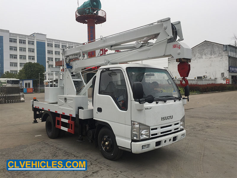 ISUZU 100P ELF High Lift Bucket Truck 10m 12m Arm Lift Aerial Bucket