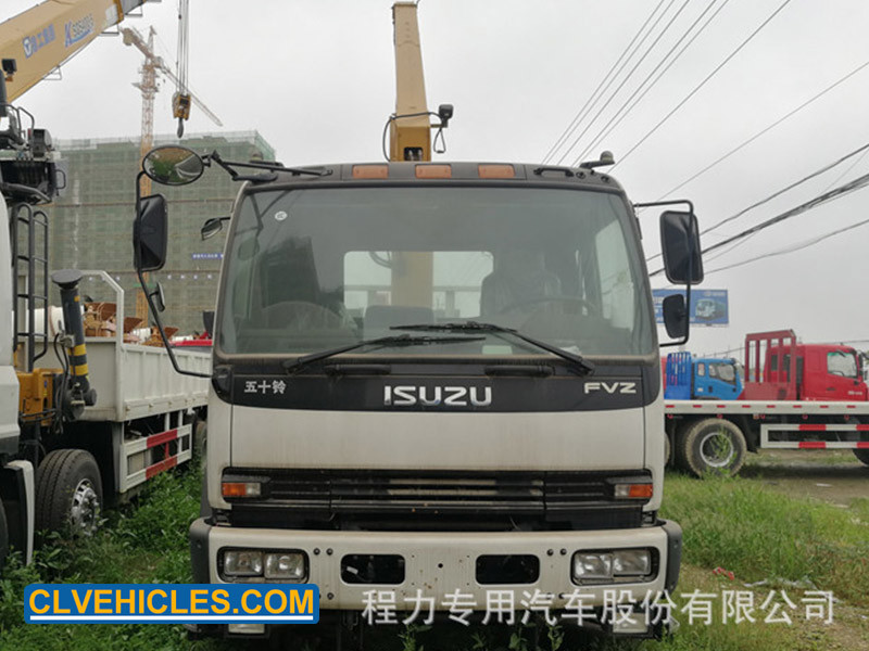 6X4 ISUZU Crane Truck 10 ton 16m Man Lifter Telescopic boom