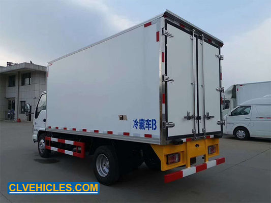 N Series ISUZU Reefer Truck 130hp Cold Truck Delivery Sliding Doors